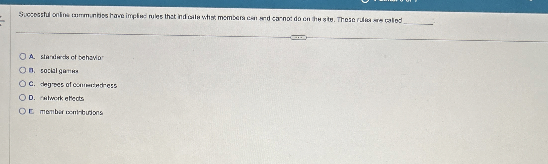 Solved Successful online communities have implied rules that | Chegg.com