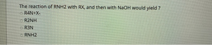 Solved The reaction of a ketone with R"NH2, and then with | Chegg.com
