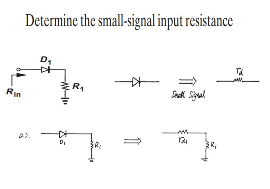 Solved Determine the small-signal input resistancea). | Chegg.com
