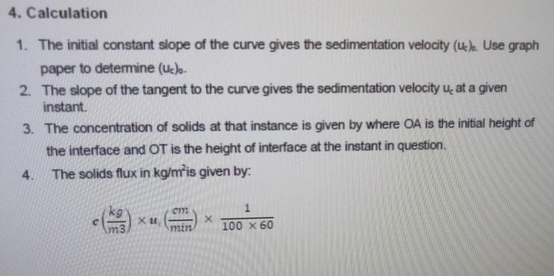 4. Calculation 1. The initial constant slope of the | Chegg.com