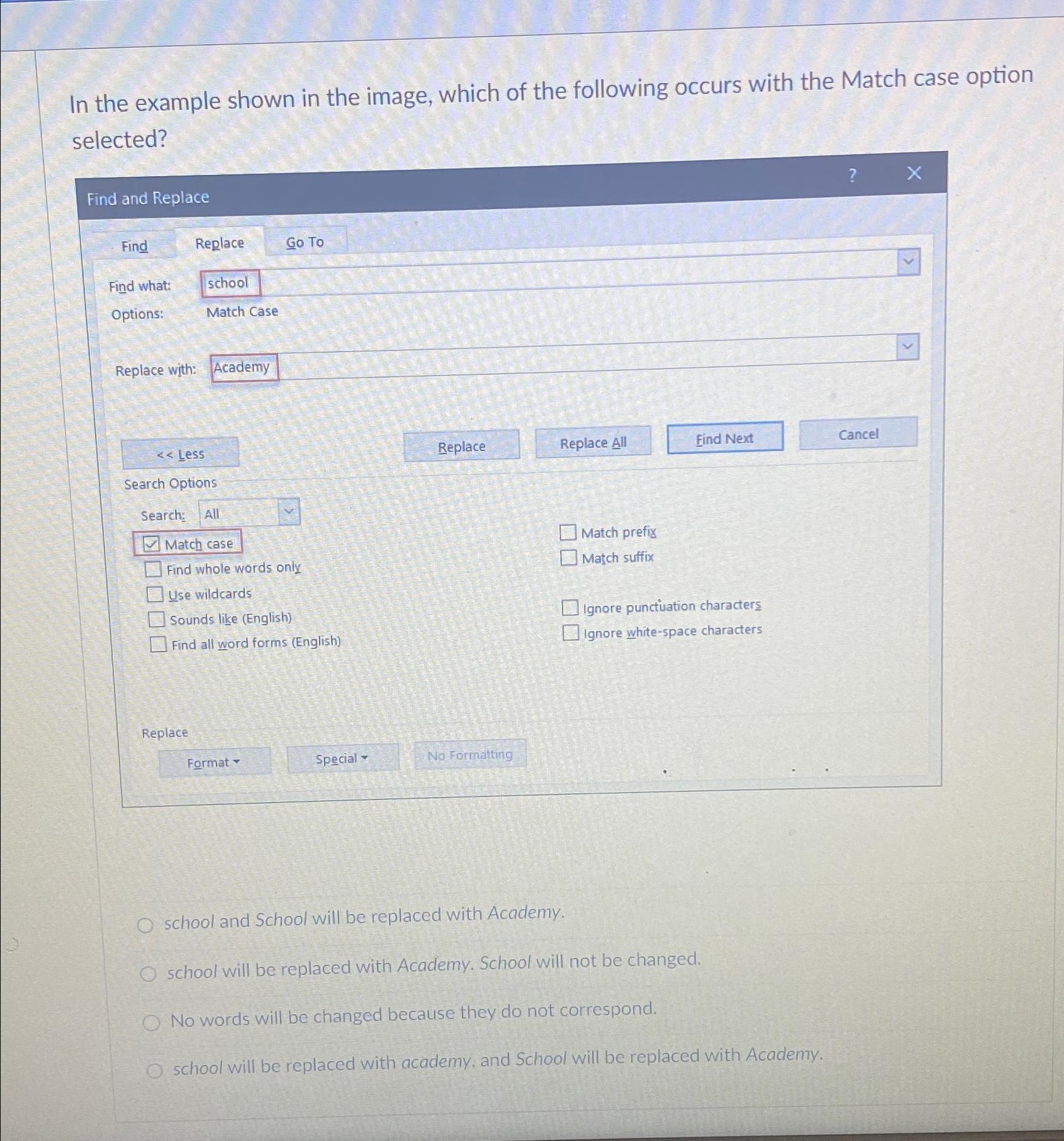 Solved In the example shown in the image, which of the | Chegg.com