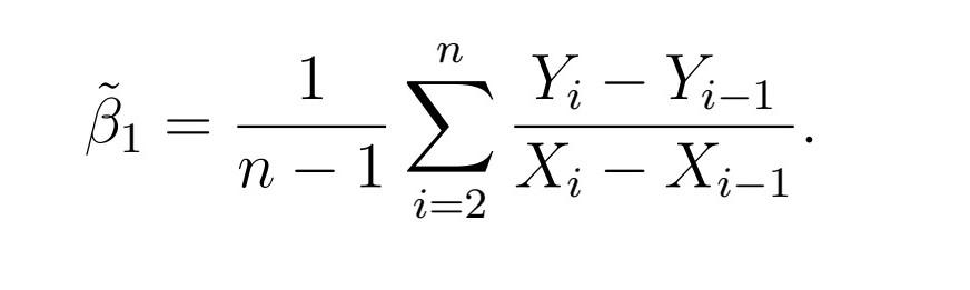 Solved Consider the following linear model: Yi = β0 + β1Xi | Chegg.com