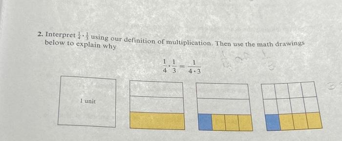 Solved 2. Interpret using our definition of multiplication. | Chegg.com