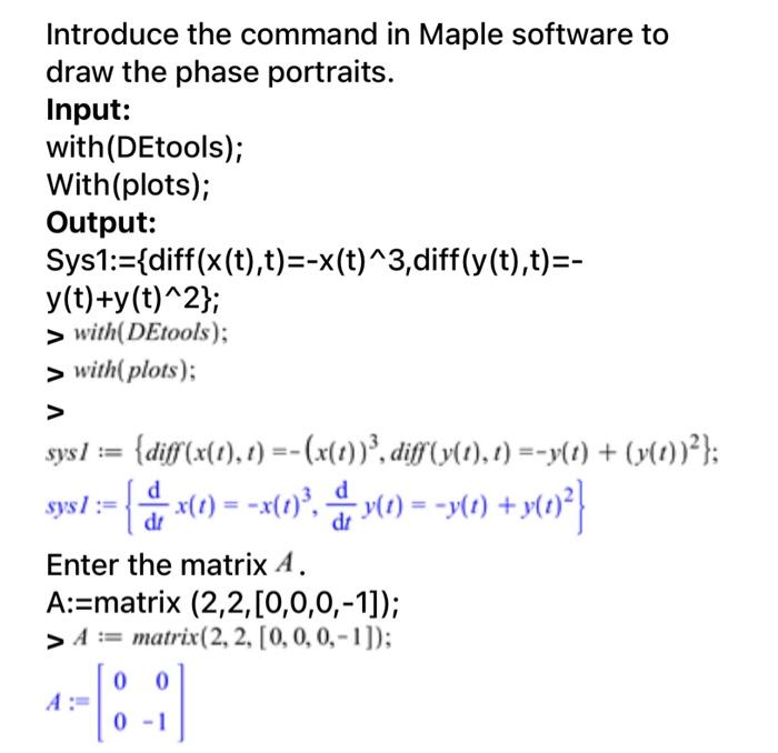 Solved ASAP: I need convert this Maple command to Python | Chegg.com
