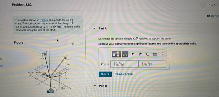 Solved Problem 3.62 5 of 5 Review The system shown in (Foto | Chegg.com