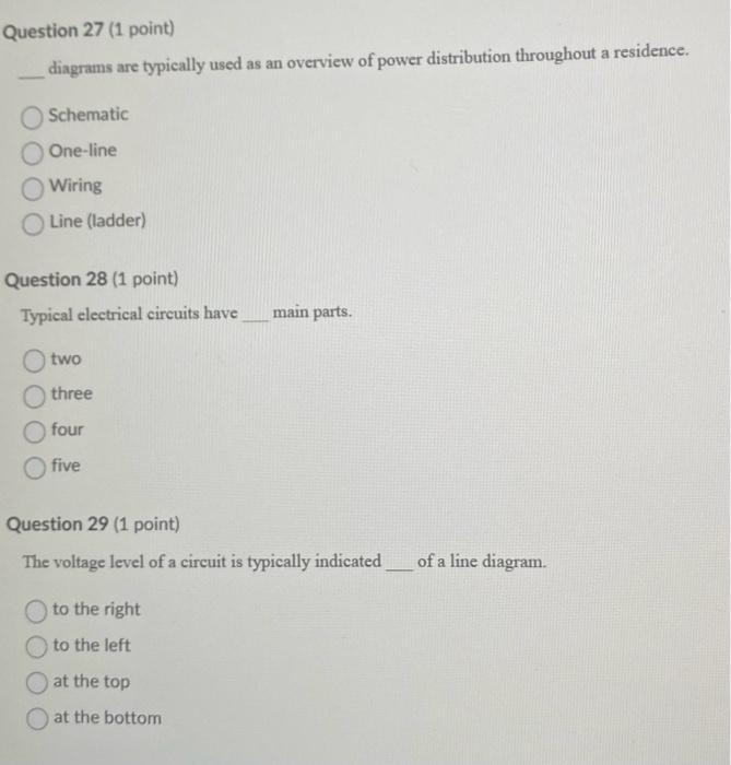 Solved diagrams are typically used as an overview of power | Chegg.com
