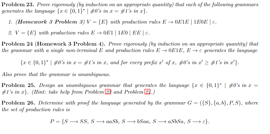 Solved Problem 23. ﻿Prove rigorously (by induction on an | Chegg.com