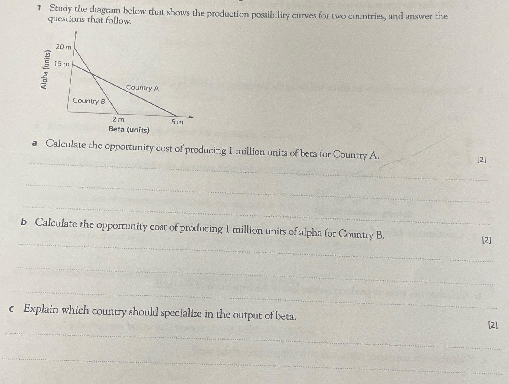Solved 1 Study the diagram below that shows the production | Chegg.com