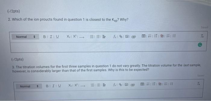 Solved 1. A student followed the procedure of this | Chegg.com