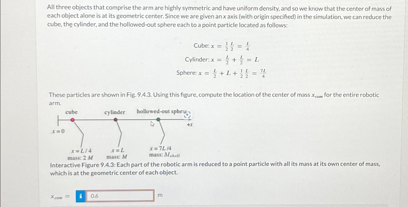 Solved All three objects that comprise the arm are highly | Chegg.com