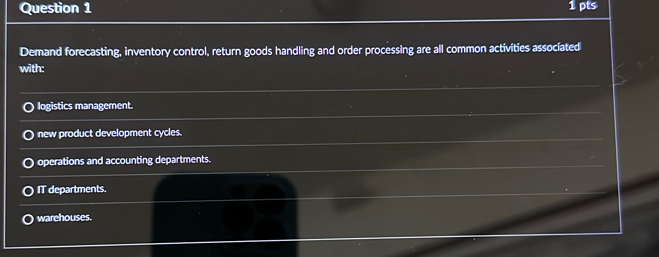 Solved Question 11 ﻿ptsDemand forecasting, inventory | Chegg.com