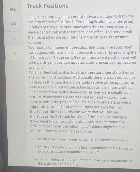 Solved i need python code for this question ALL Ⓡ 1 2 Truck | Chegg.com