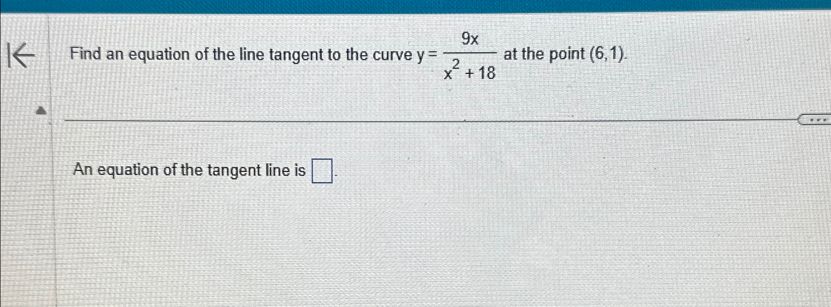 Solved Find an equation of the line tangent to the curve | Chegg.com