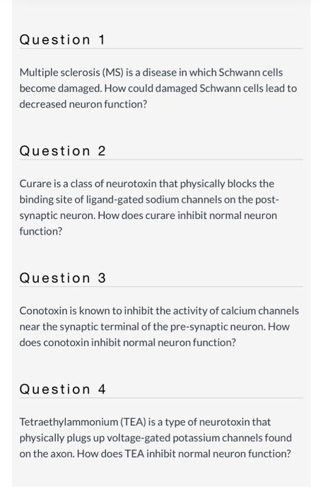 Solved Multiple sclerosis (MS) is a disease in which Schwann | Chegg.com