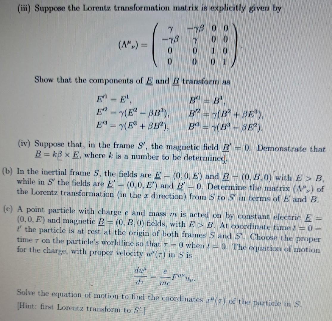 Solved Consider two inertial frames S and S′ with | Chegg.com Solved Consider two inertial frames S and S′ with | Chegg.com