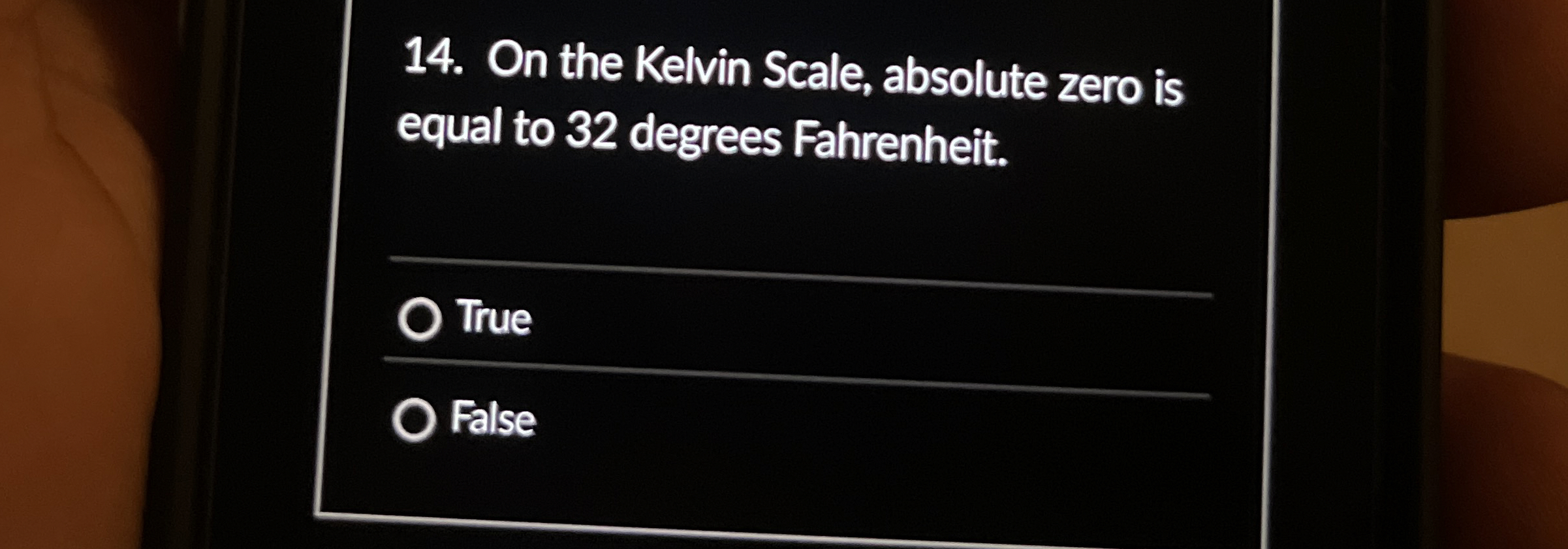 Solved On the Kelvin Scale, absolute zero is equal to 32 | Chegg.com
