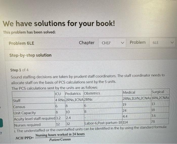 We have solutions for your book! This problem has | Chegg.com