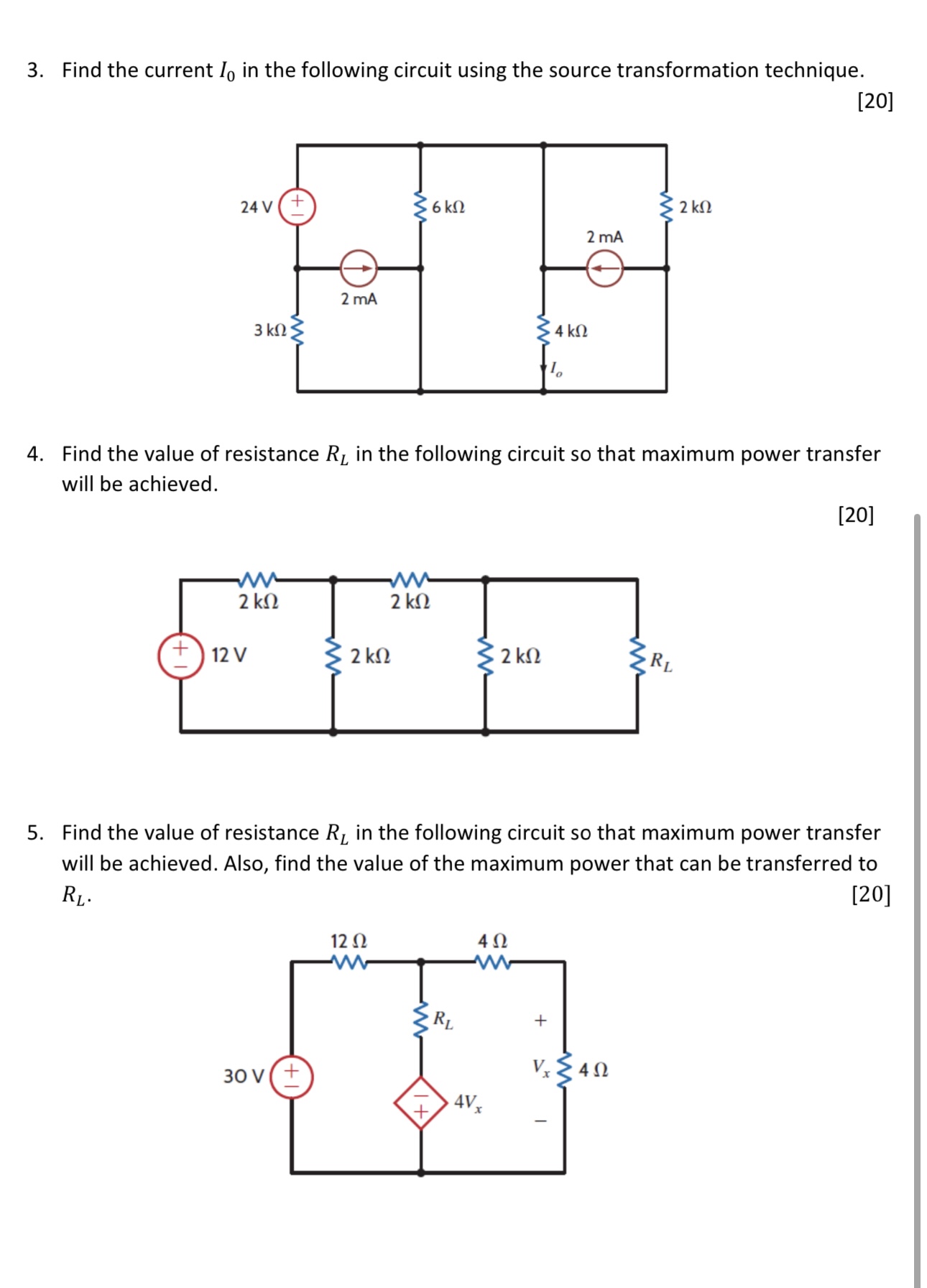 Solved Find the current I0 ﻿in the following circuit using | Chegg.com