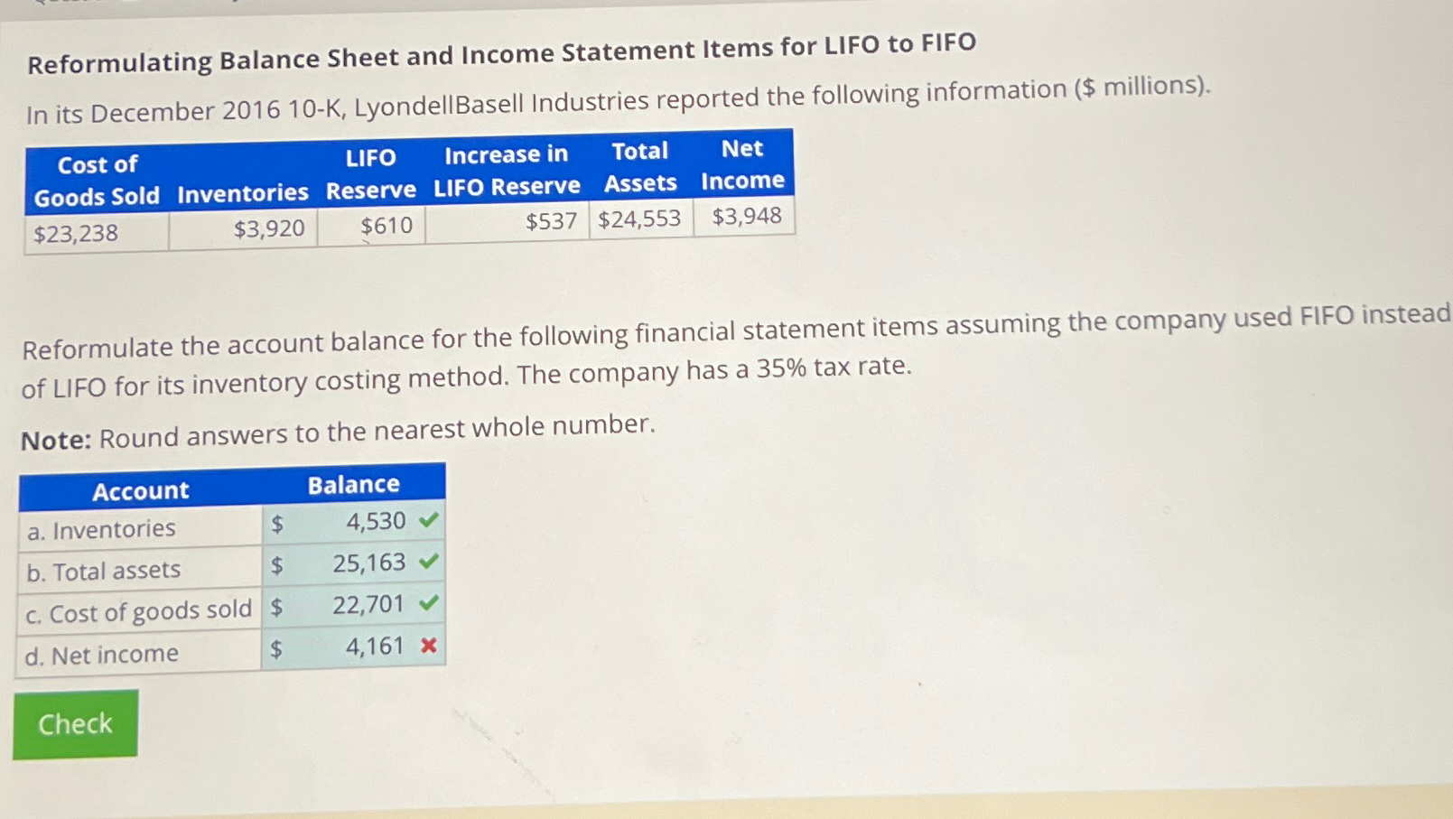 Solved Reformulating Balance Sheet and Income Statement | Chegg.com