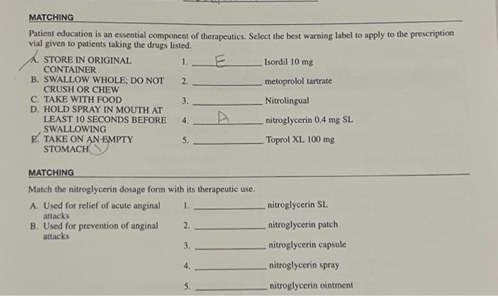 [Solved]: Patient education is an essential component of th