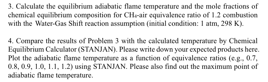 Solved Help with problem 4 ﻿on;yCalculate the equilibrium | Chegg.com
