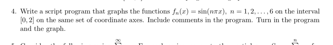 Solved Using Matlabwrite A Script Program That Graphs The