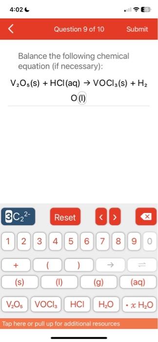 Solved Balance the following chemical equation (if | Chegg.com