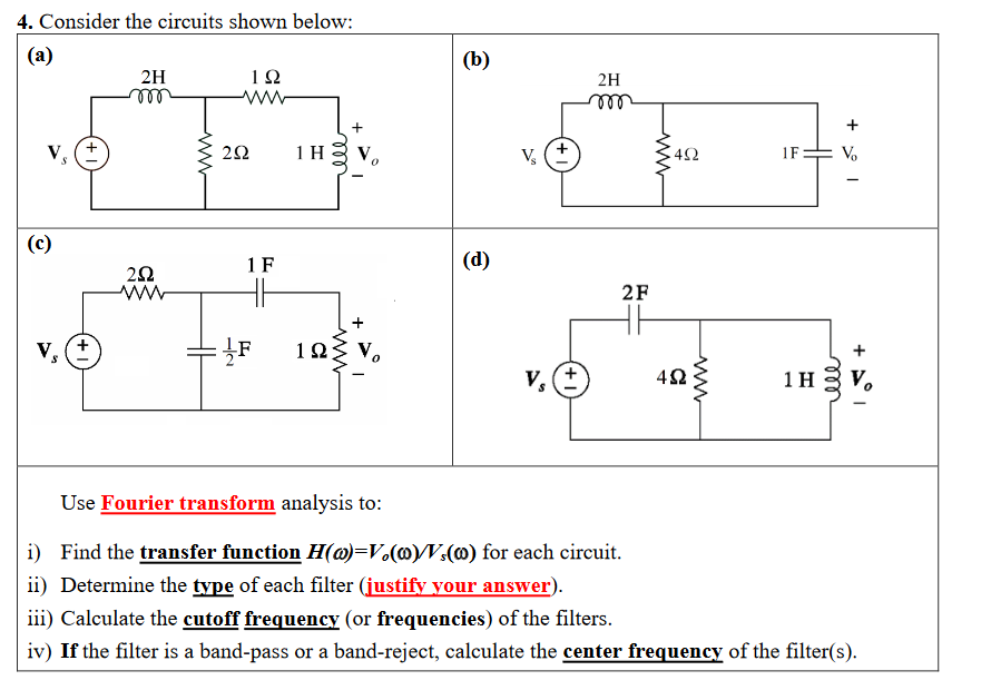 Solved Consider the circuits shown below:Part D | Chegg.com