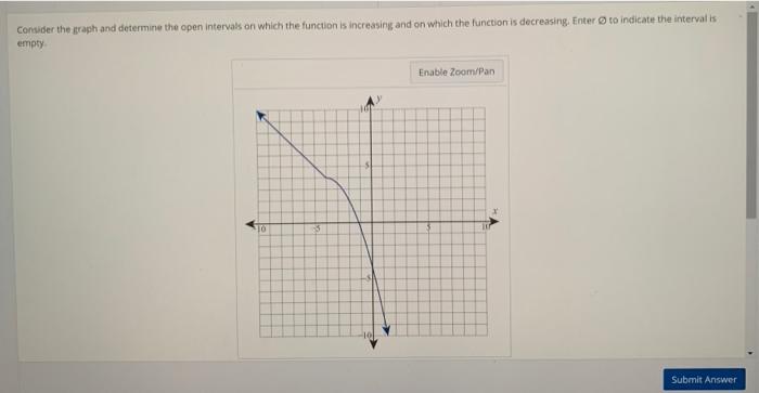 Solved Consider the graph and determine the open intervals | Chegg.com