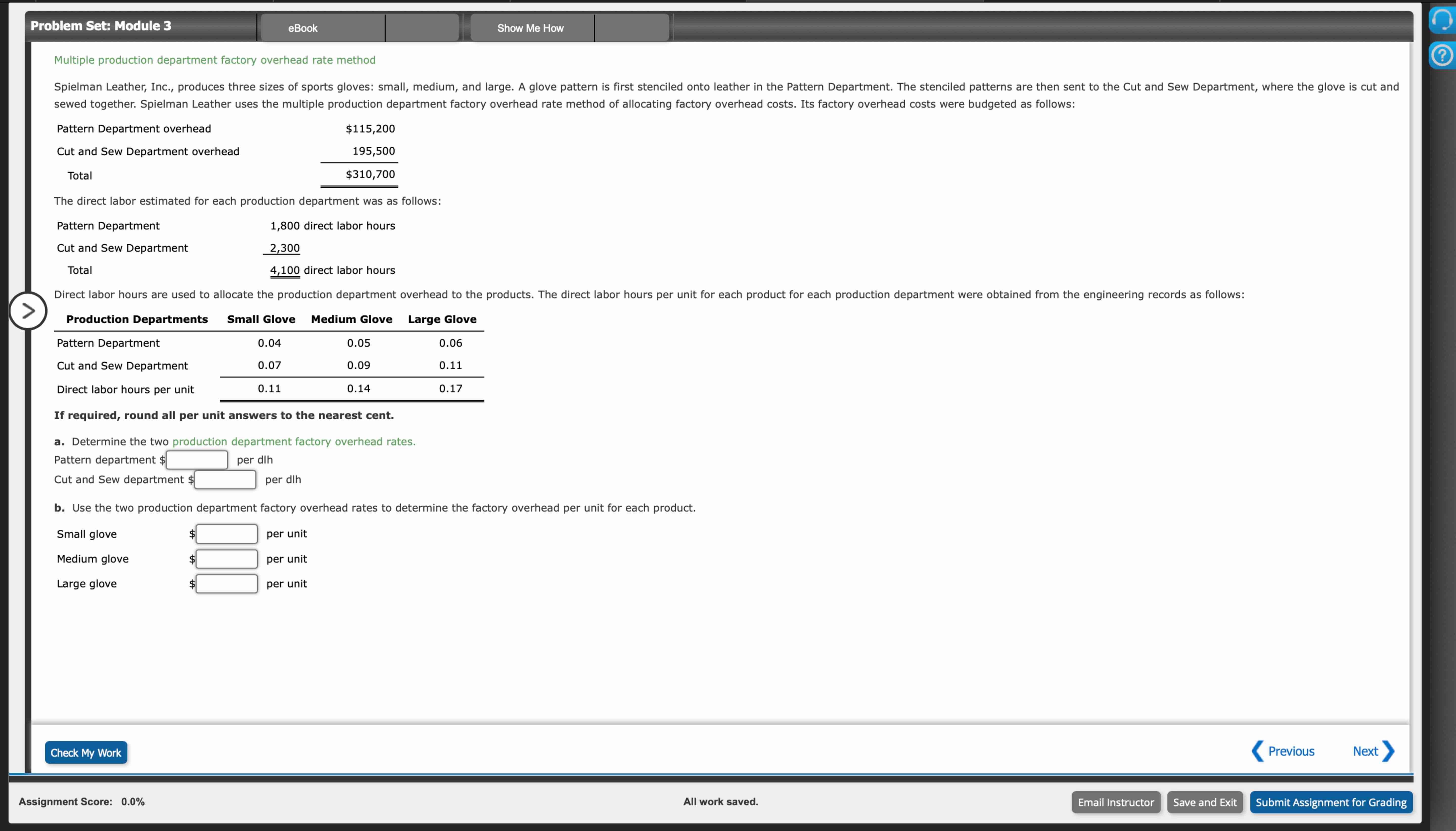 Solved Multiple production department factory overhead rate | Chegg.com