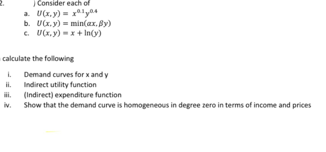 Consider each | Chegg.com