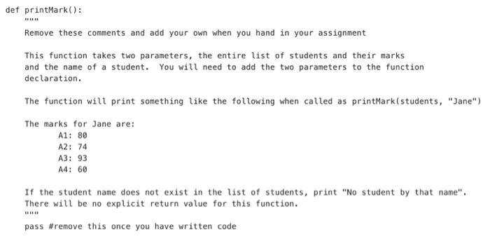 Solved Complete the following skeleton code as indicated by | Chegg.com