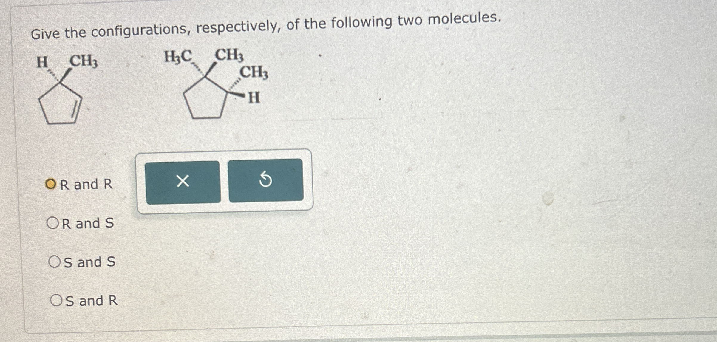 Solved Give the configurations, respectively, of the | Chegg.com