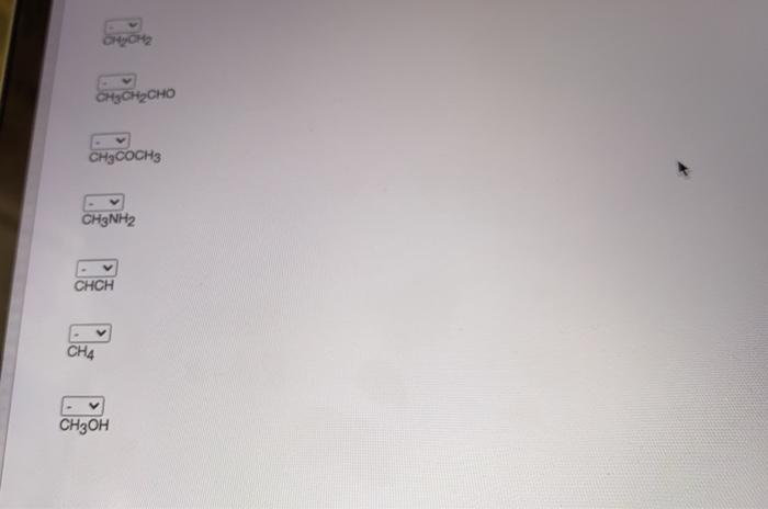 Solved List the organic compounds according to the IUPAC | Chegg.com