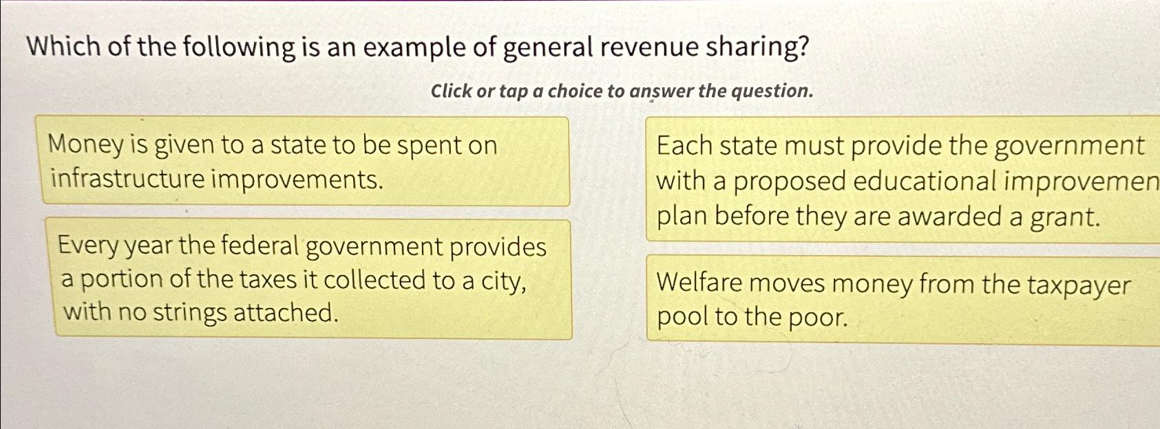 Solved Which of the following is an example of general | Chegg.com