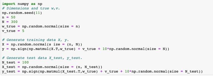 Solved 1. Least squares classification with regularization. | Chegg.com