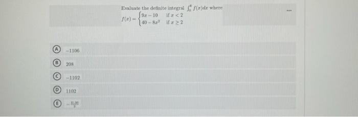 Solved Evnluate the deffnite integral ∫08f(x) dx where | Chegg.com