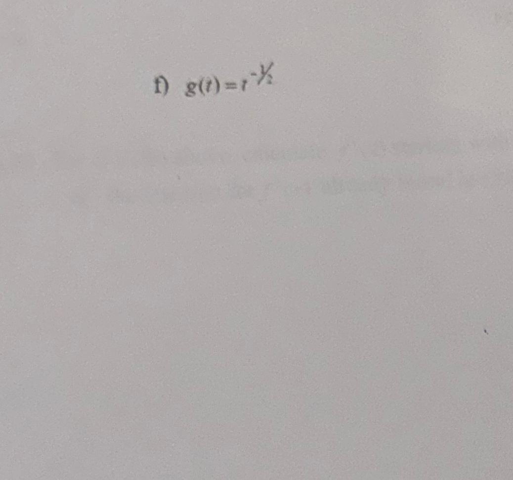 Solved f) g(t)=t-12Solve using the derivative formula | Chegg.com