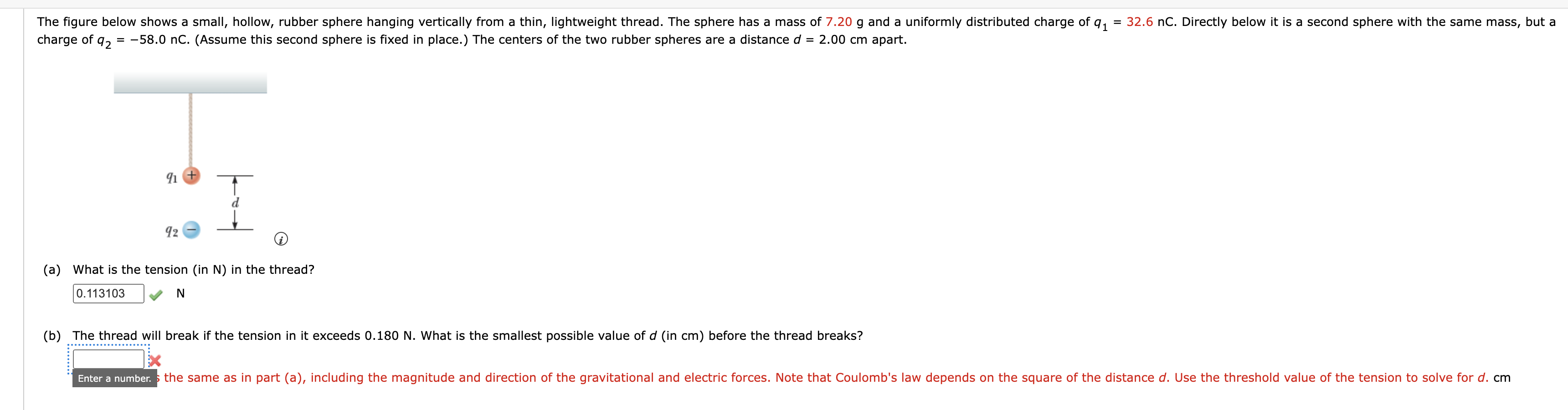 Solved The figure below shows a small, hollow, rubber sphere | Chegg.com