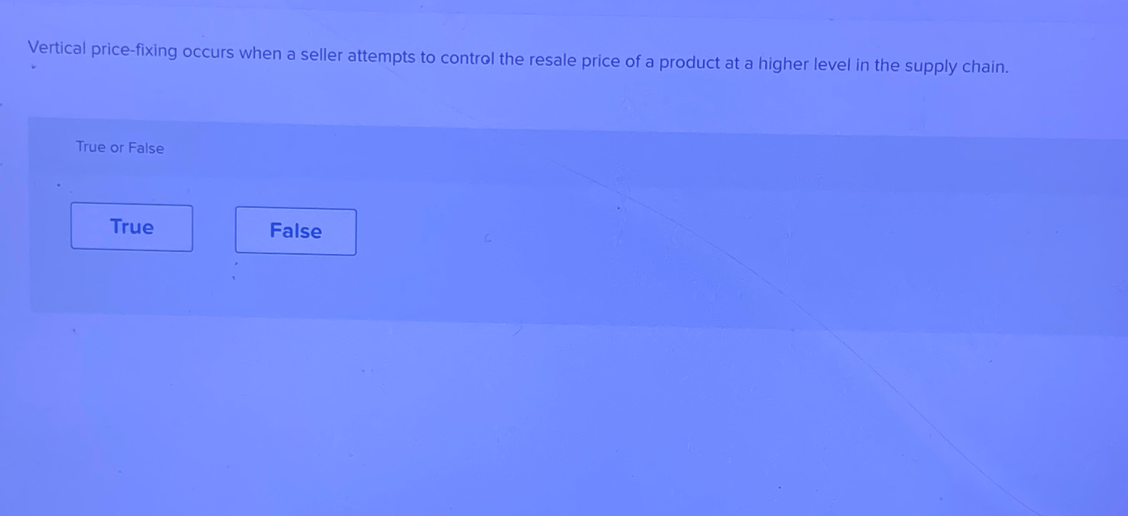 Solved Vertical price-fixing occurs when a seller attempts | Chegg.com