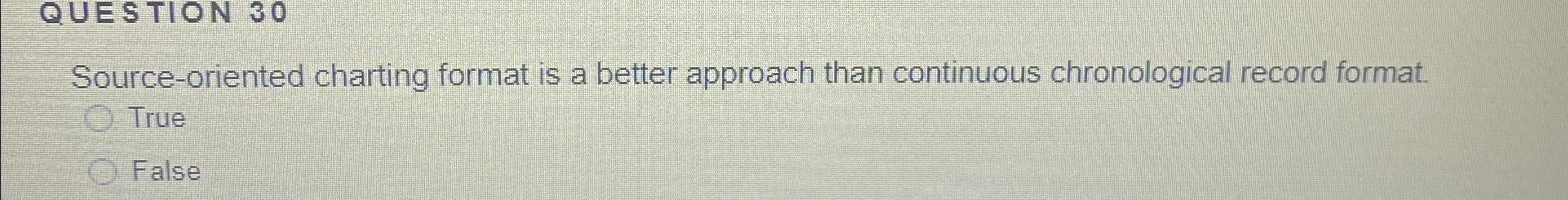 Solved Source-oriented charting format is a better approach | Chegg.com