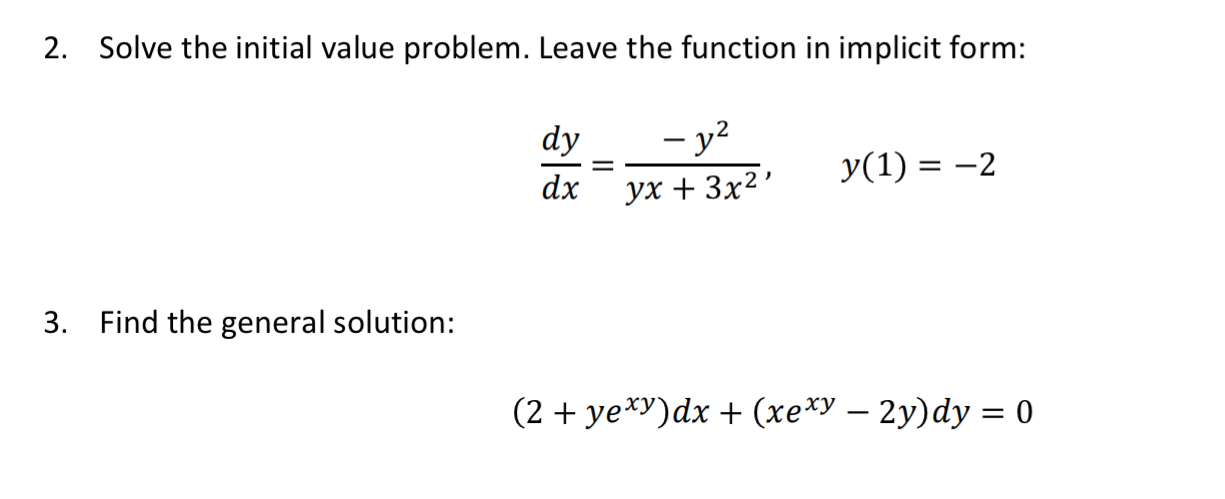 Solved Please answer 2 ﻿& 3. ﻿Do not use chat gpt, ﻿im | Chegg.com