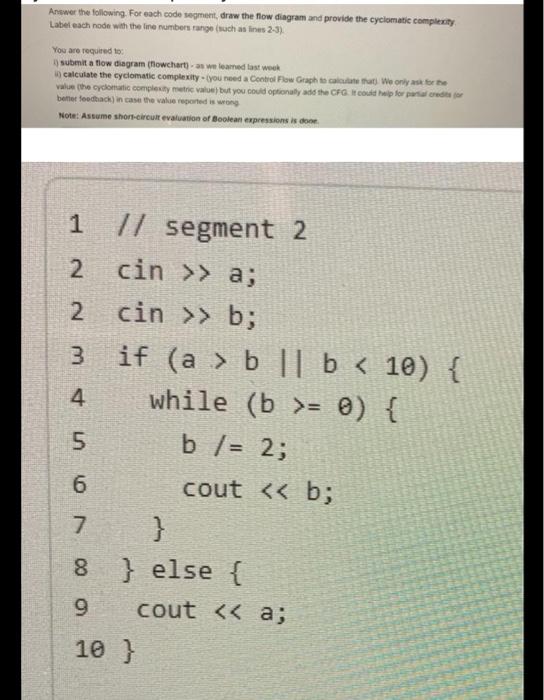Solved Answer the following. For each code segment, draw the | Chegg.com