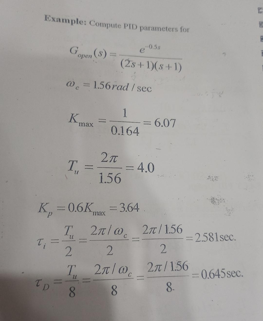 Solved Could you please explain in detail how wc and Kmax | Chegg.com