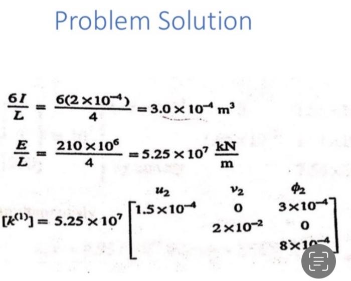 Solved write neat please. i need you to solve for element 2. | Chegg.com