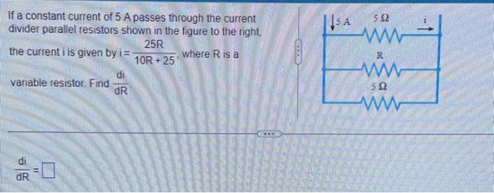 Solved If a constant current of 5 A passes through the | Chegg.com