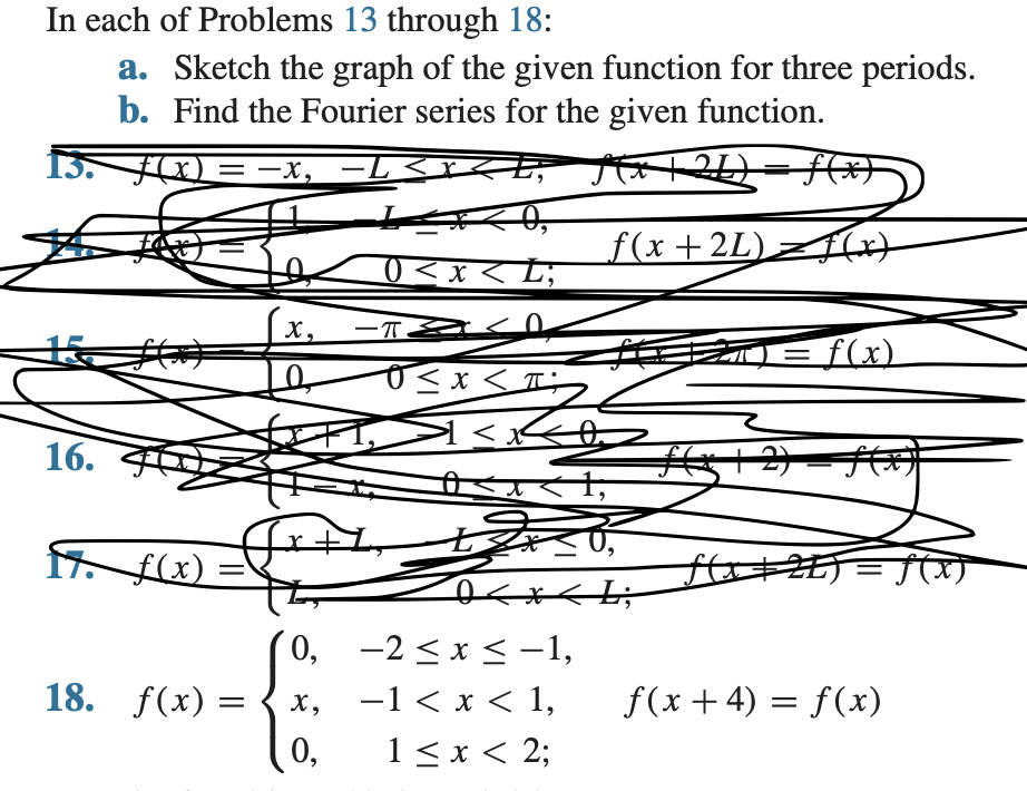 Solved In each of Problems 13 ﻿through 18:a. ﻿Sketch the | Chegg.com