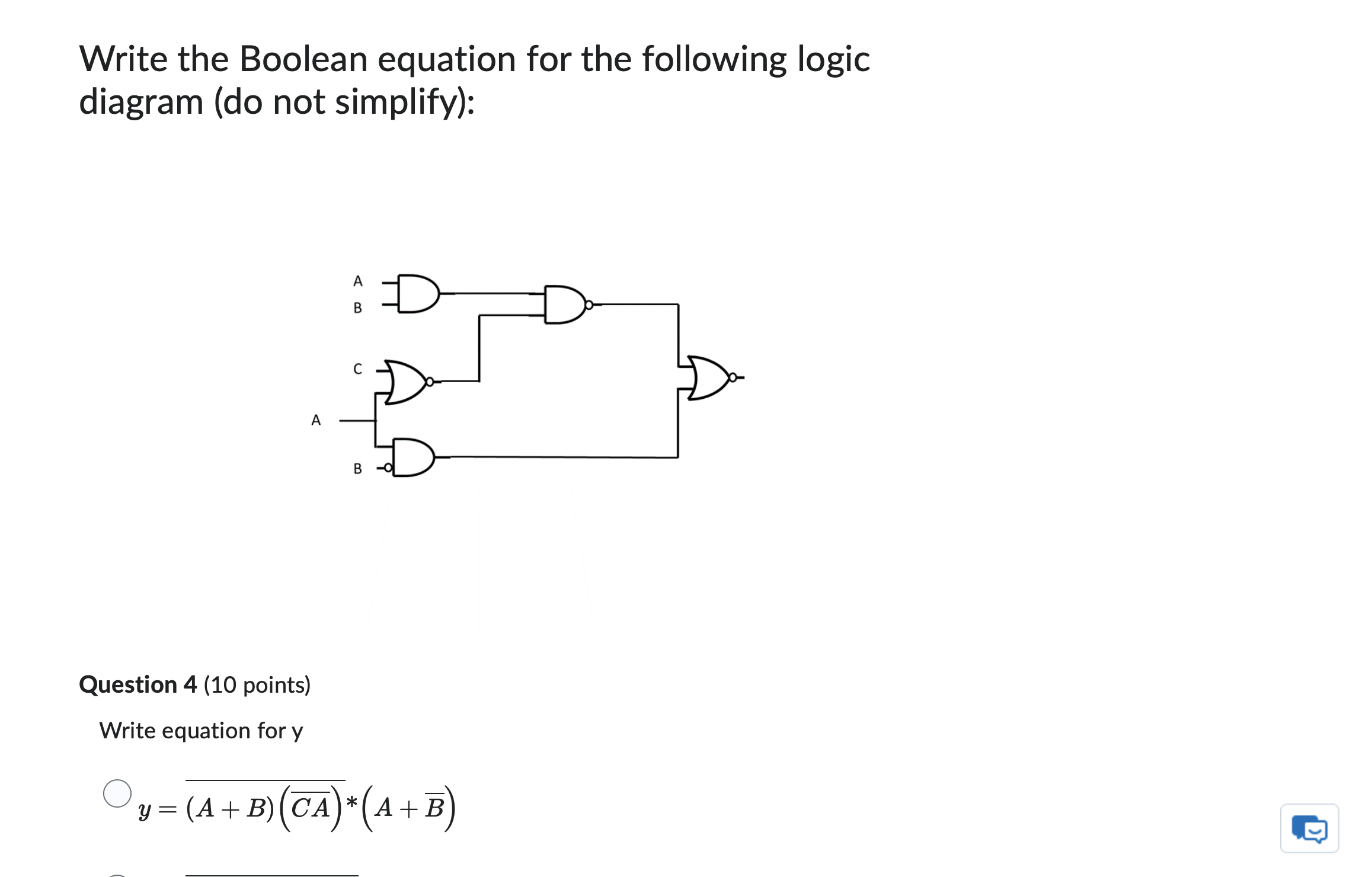 Solved Write the Boolean equation for the following | Chegg.com
