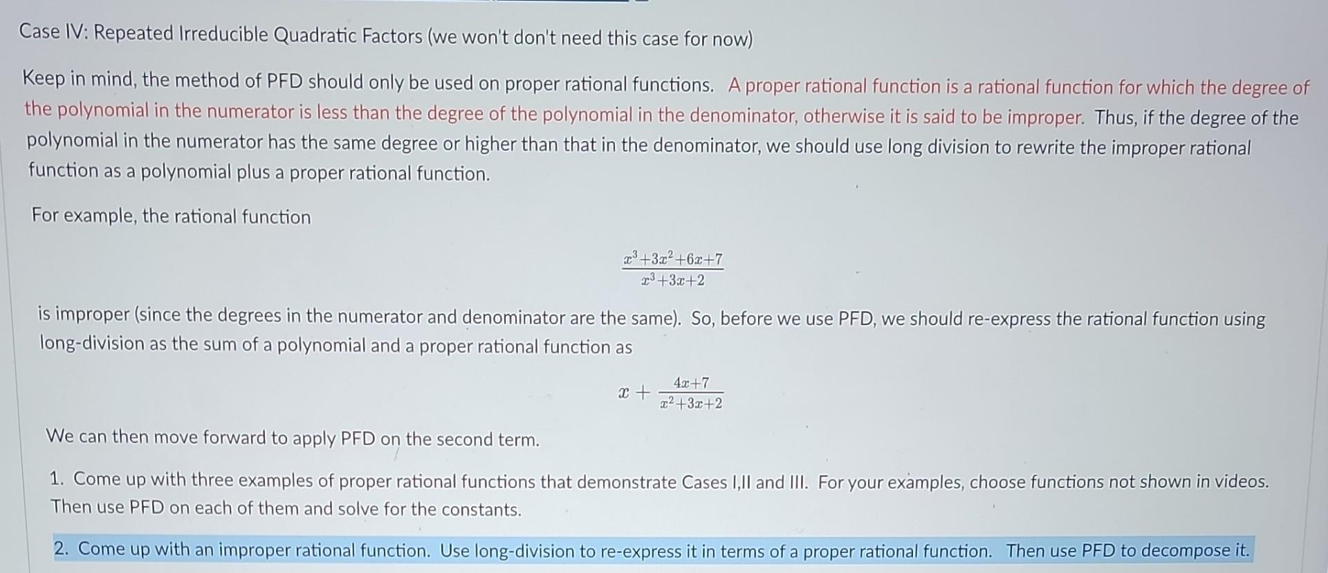 Solved only need question 2. answered 2. come up with an | Chegg.com