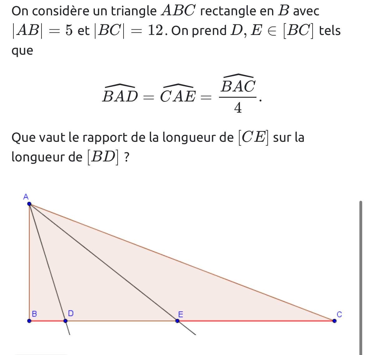 Solved Consider a triangle ABC with a right angle at B where | Chegg.com